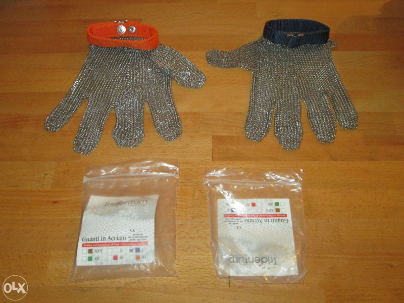 Metalne (Inox) mesarske zaštitne rukavice - Tridentum - Zaštita ruku ...