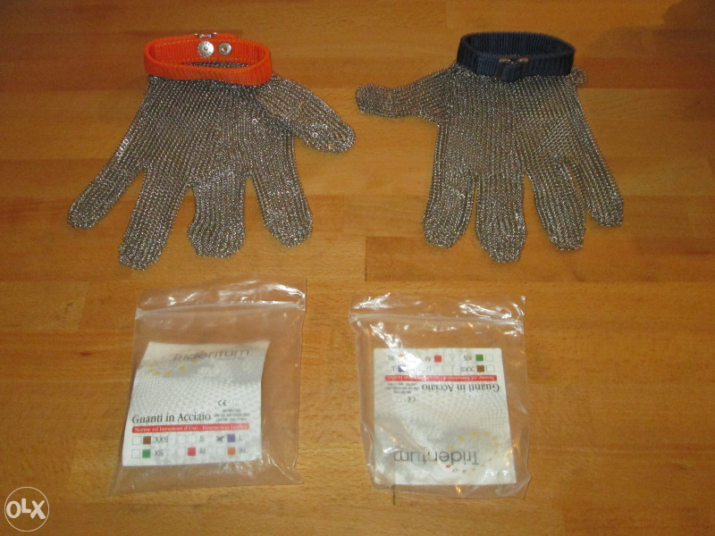 Metalne (Inox) mesarske zaštitne rukavice - Tridentum - Zaštita ruku ...