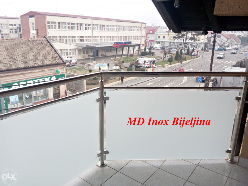 Prohrom inox inoks ograda staklo staklene ograde - Ograde - OLX.ba