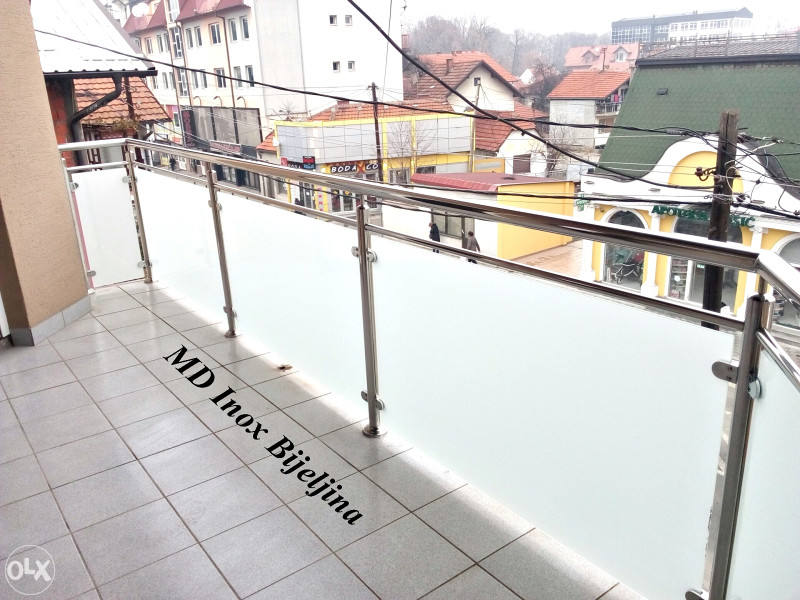 Prohrom inox inoks ograda staklo staklene ograde - Ograde - OLX.ba