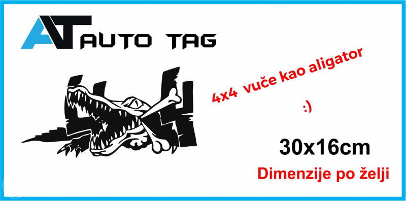 Stikeri i auto naljepnice/ naljepnica OFF ROAD 4x4 - Naljepnice/Stikeri ...