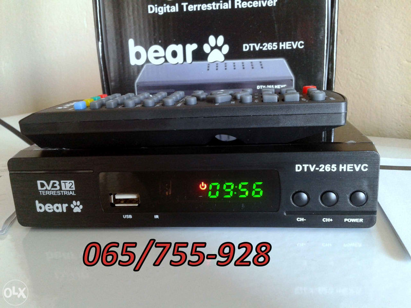 BEAR DVB-T2 HEVC H265 digitalni zemaljski resiver - Resiveri / Prijemnici - OLX.ba