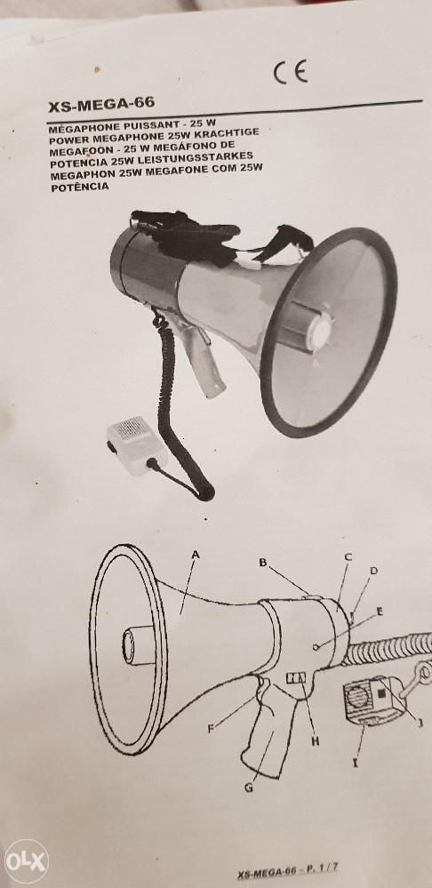 Megafon za razglas - Mikrofoni - OLX.ba