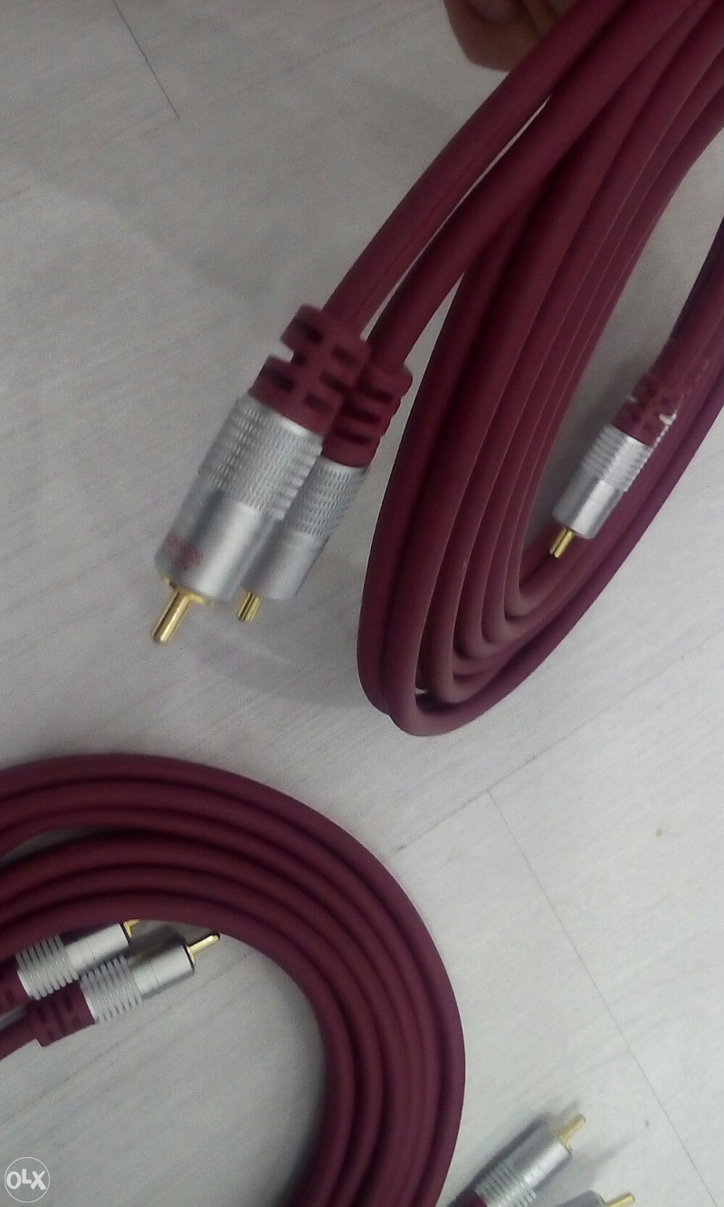 PROFESIONALNI RCA chinch kablo za auto pojacalo 2x 3m - Kablovi i ...