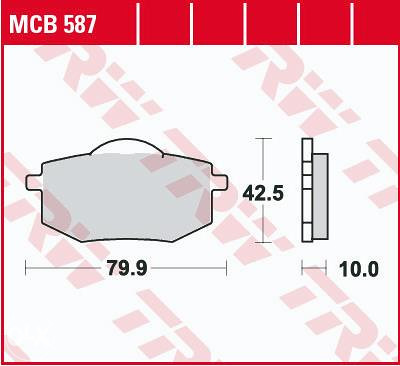 Prednje disk pločice Yamaha XV Virago 400,535 MCB587 - Diskovi i ...