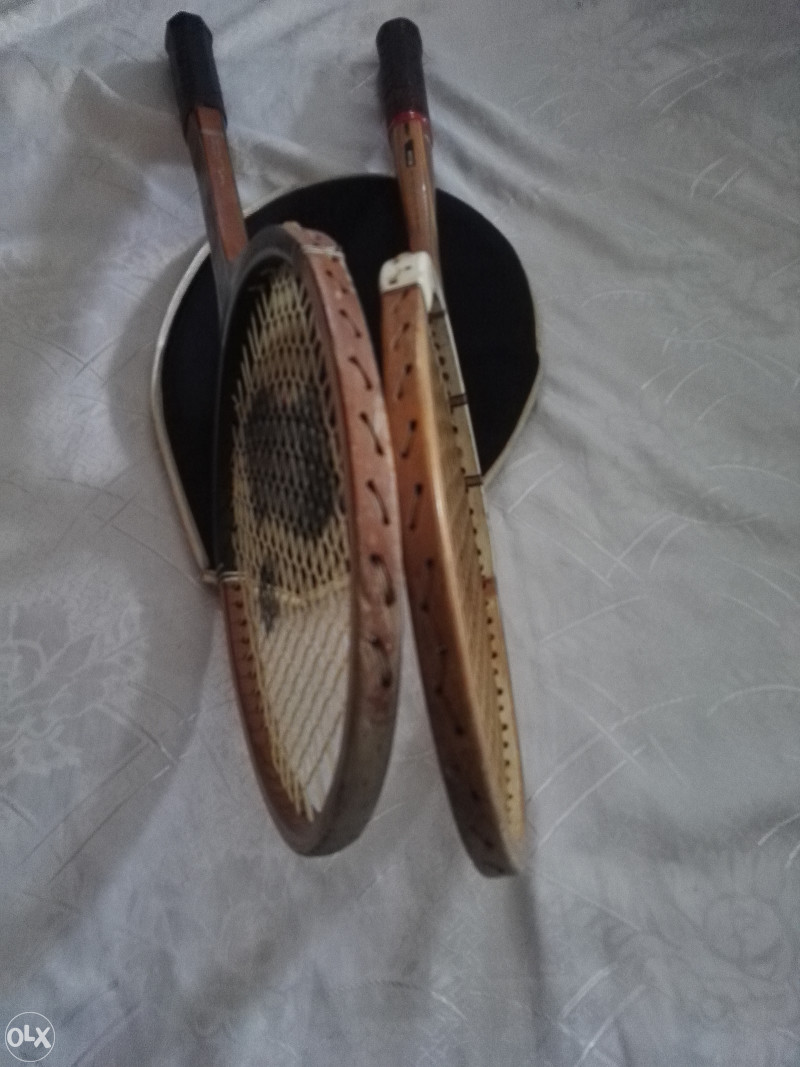 Dva drvena reketa stara Dunlop I A1 Inter S - Reketi - OLX.ba