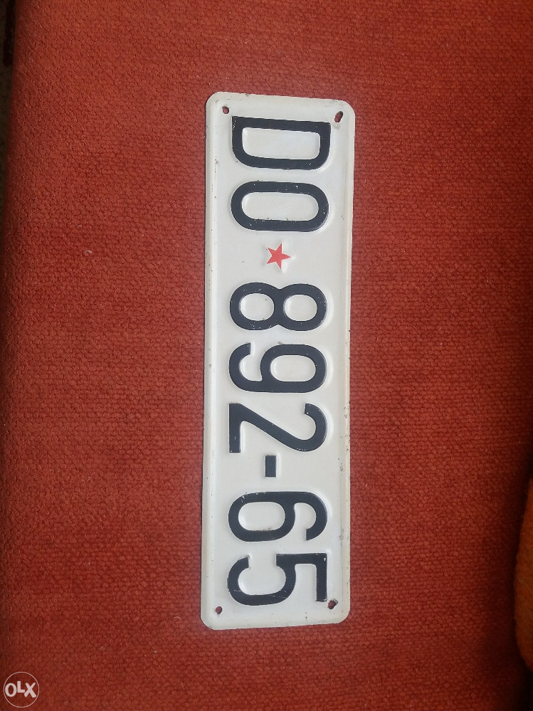 Tablice registarske stare - Tablice za vozila - OLX.ba