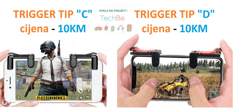 PUBG & FORTNITE mobile Trigger Kontroler za Mobitel - Ostalo - OLX.ba