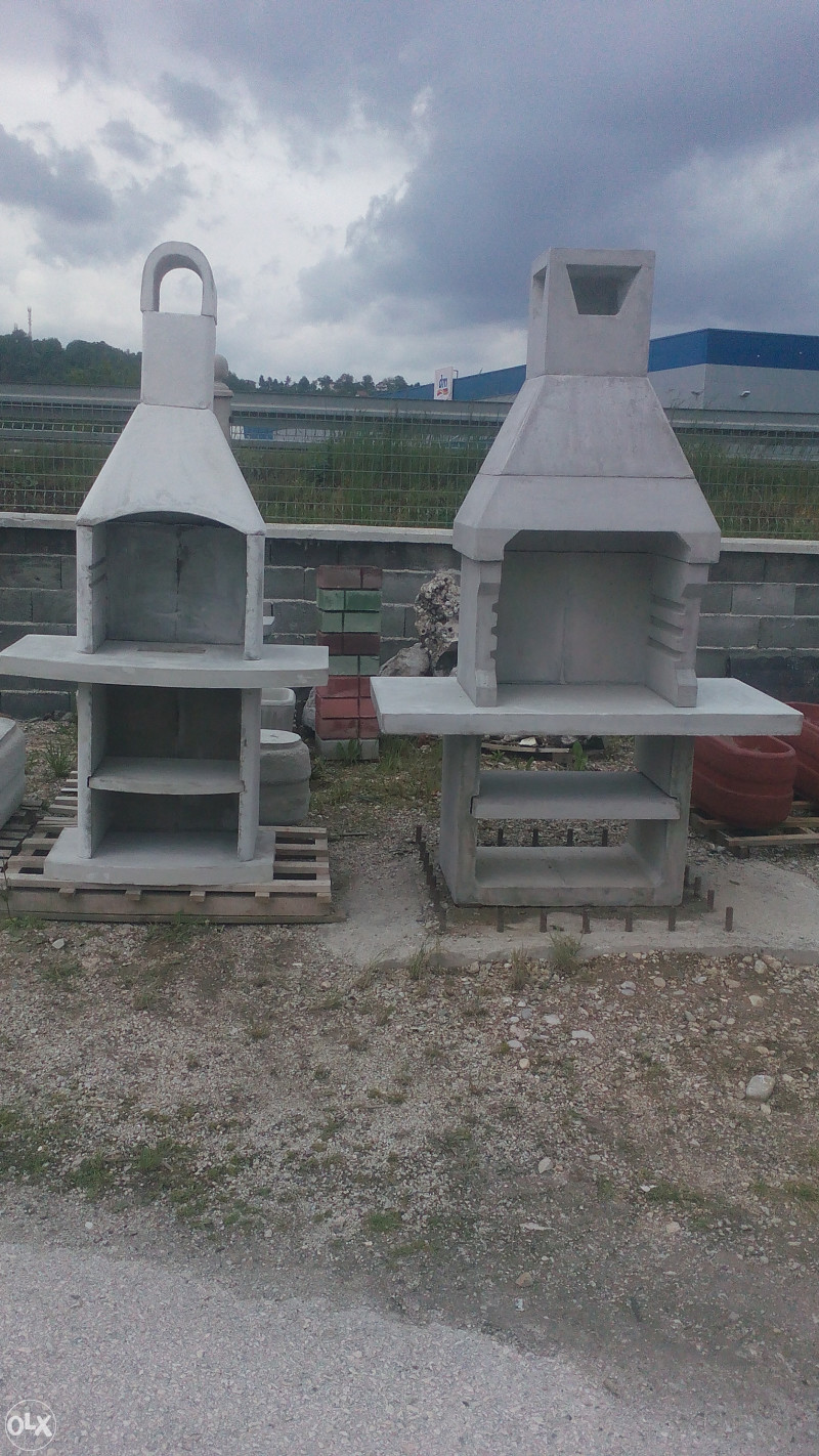 BETONSKI KAMIN,ROSTILJ - Roštilji i ražnjevi - OLX.ba