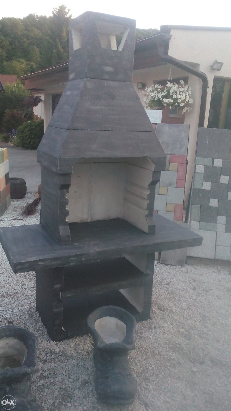 BETONSKI KAMIN,ROSTILJ - Roštilji i ražnjevi - OLX.ba