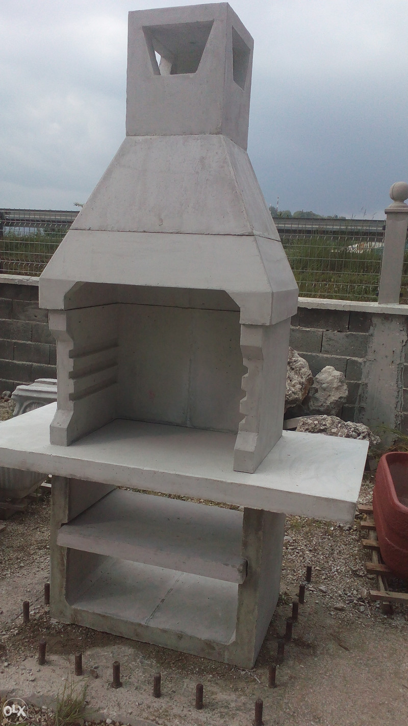 BETONSKI KAMIN,ROSTILJ - Roštilji i ražnjevi - OLX.ba