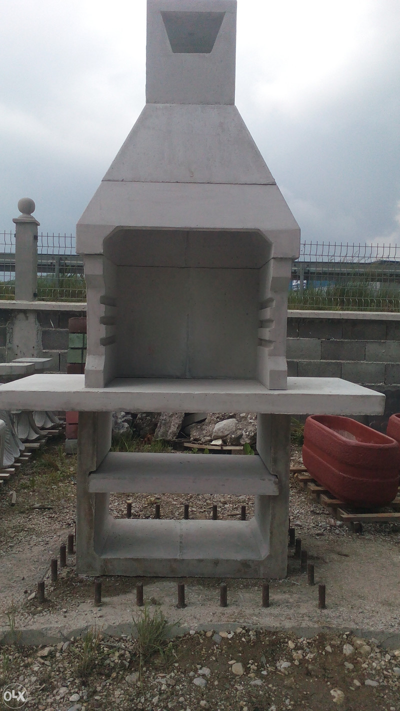 BETONSKI KAMIN,ROSTILJ - Roštilji i ražnjevi - OLX.ba