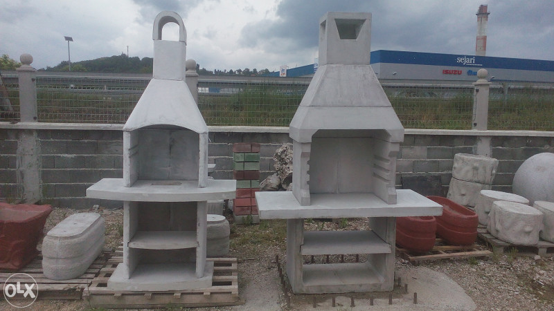 BETONSKI KAMIN,ROSTILJ - Roštilji i ražnjevi - OLX.ba