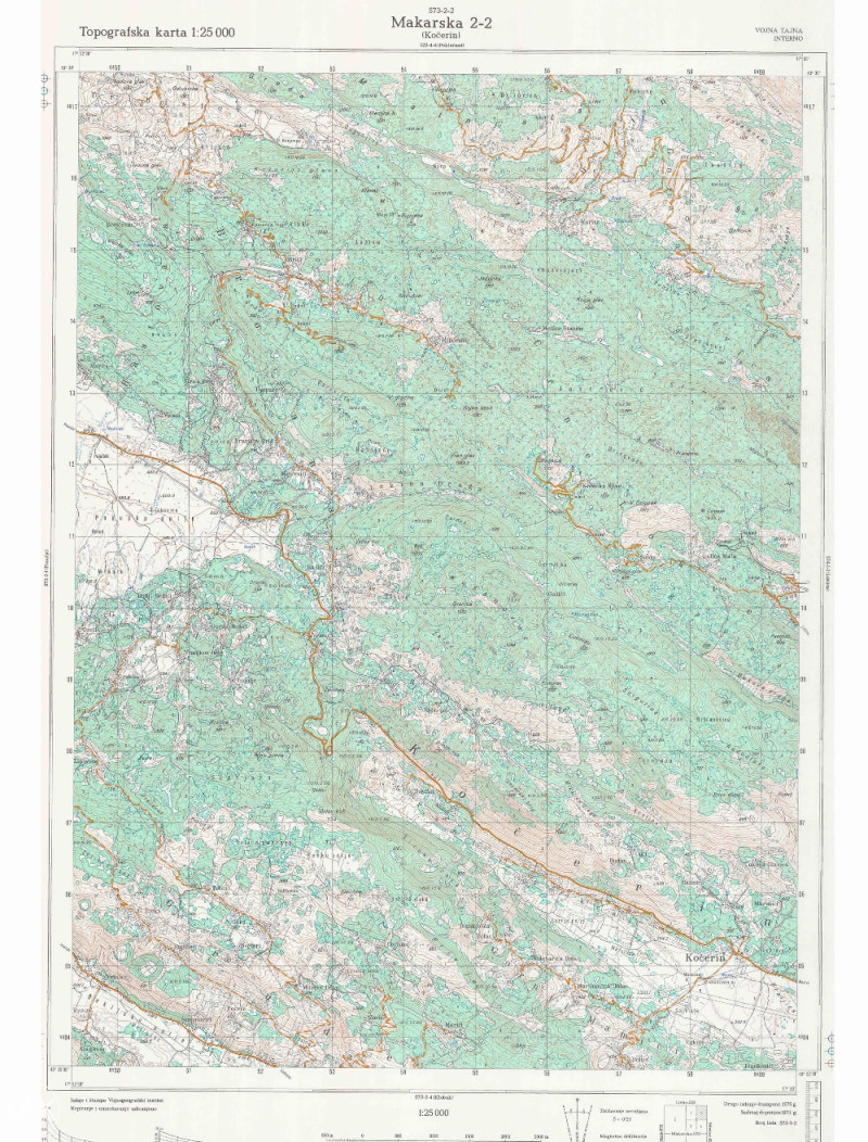 Topografska karta Derventa - Ostala literatura - OLX.ba
