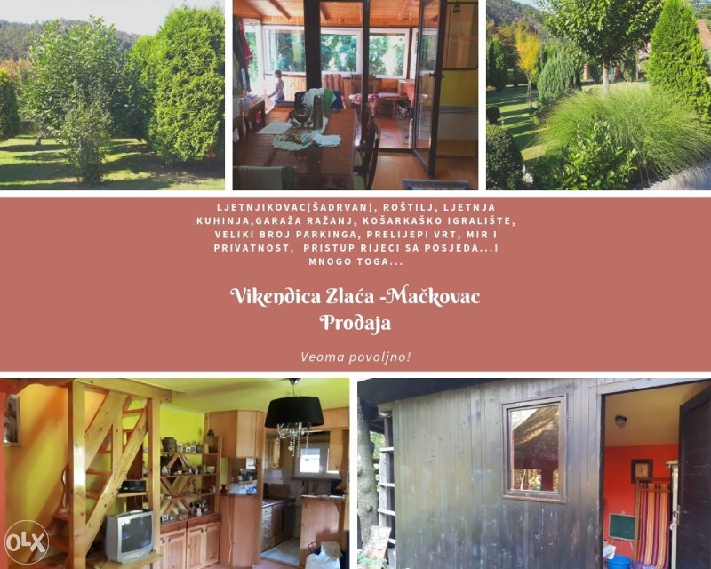 Kuća Vikendica -Zlaca Mackovac Banovici - Kuće - OLX.ba