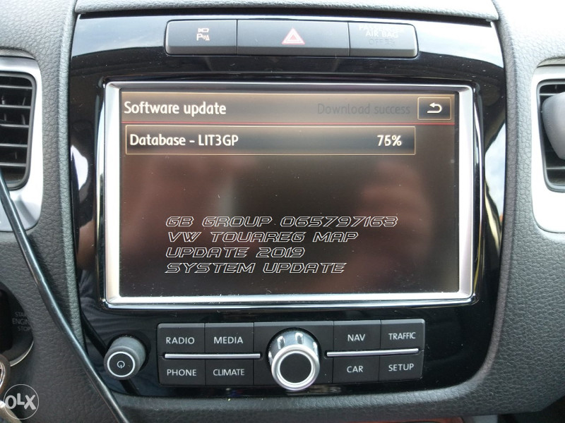 VW Touareg update software RNS 850 navigacije mape - Navigacija/GPS ...