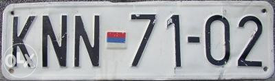 Tablica Knin/Kninska Tabla/RSK Tablica - Tablice za vozila - OLX.ba