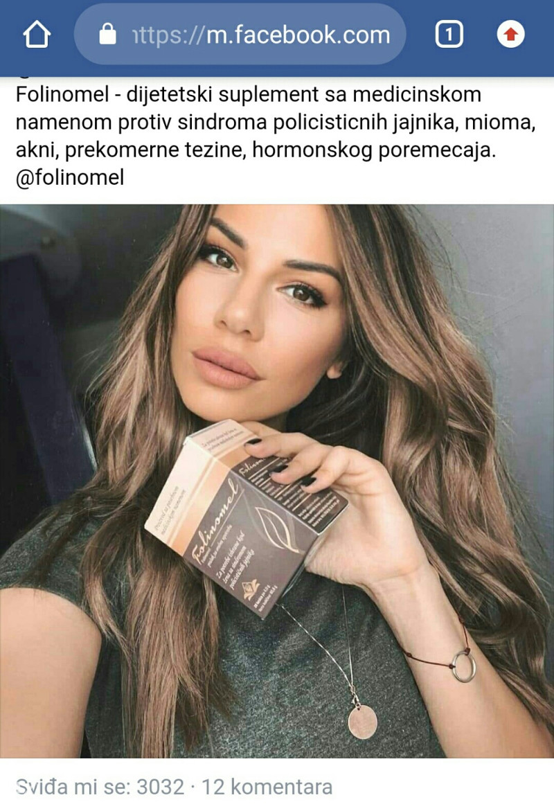 FOLINOMEL! MIOMI, CISTE, POLICISTICNI JAJNICI, AKNE, IN - Biljni preparati - OLX.ba