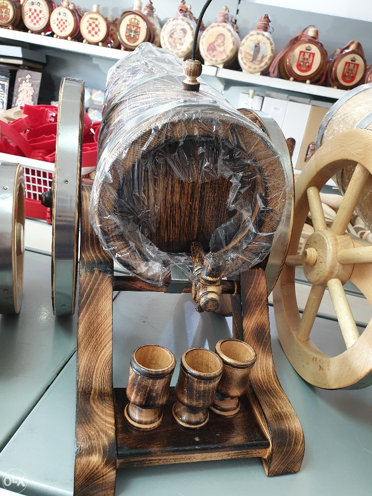 PLOSKE ZA RAKIJU VINO OD DRVETA - Flaše/Boce/Tegle - OLX.ba