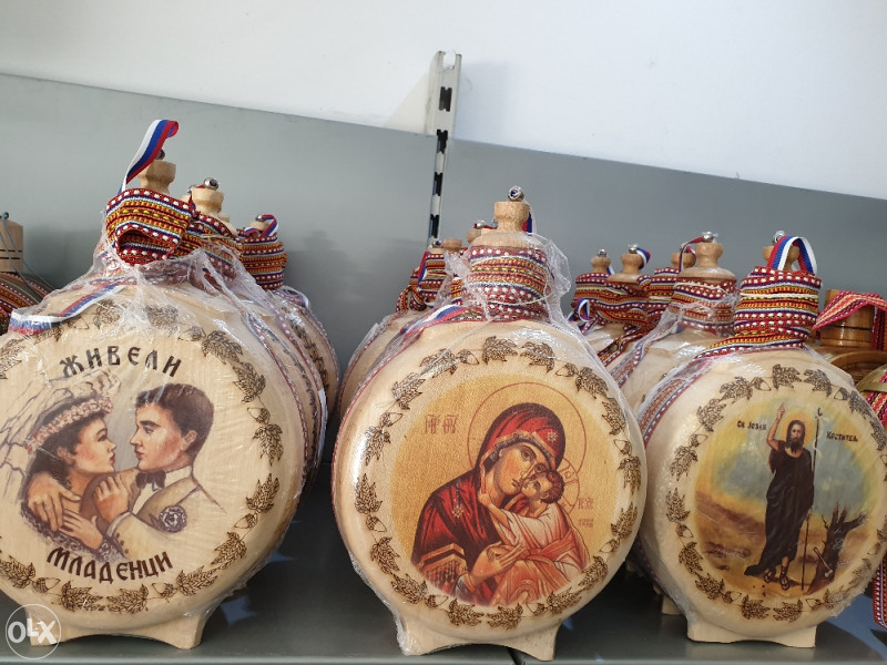 PLOSKE ZA RAKIJU VINO OD DRVETA - Flaše/Boce/Tegle - OLX.ba