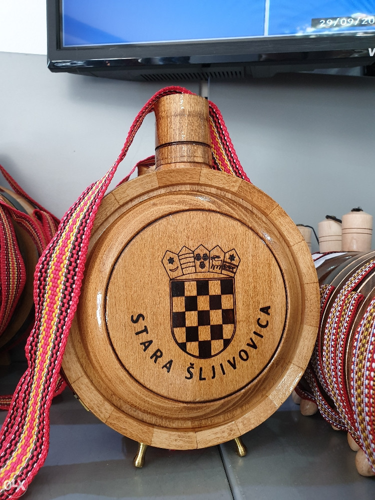 PLOSKE ZA RAKIJU VINO OD DRVETA - Flaše/Boce/Tegle - OLX.ba