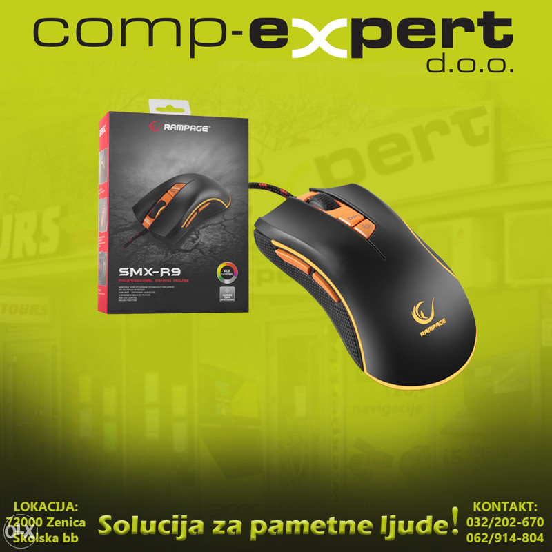 Everest Rampage SMX-R9 Gaming mis - Miševi - OLX.ba