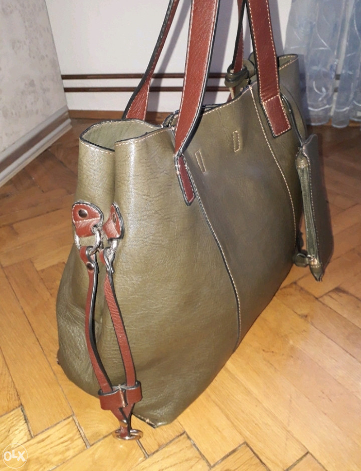 Zenska zelena tasna,torba ,torbica - Elegantne torbe - OLX.ba