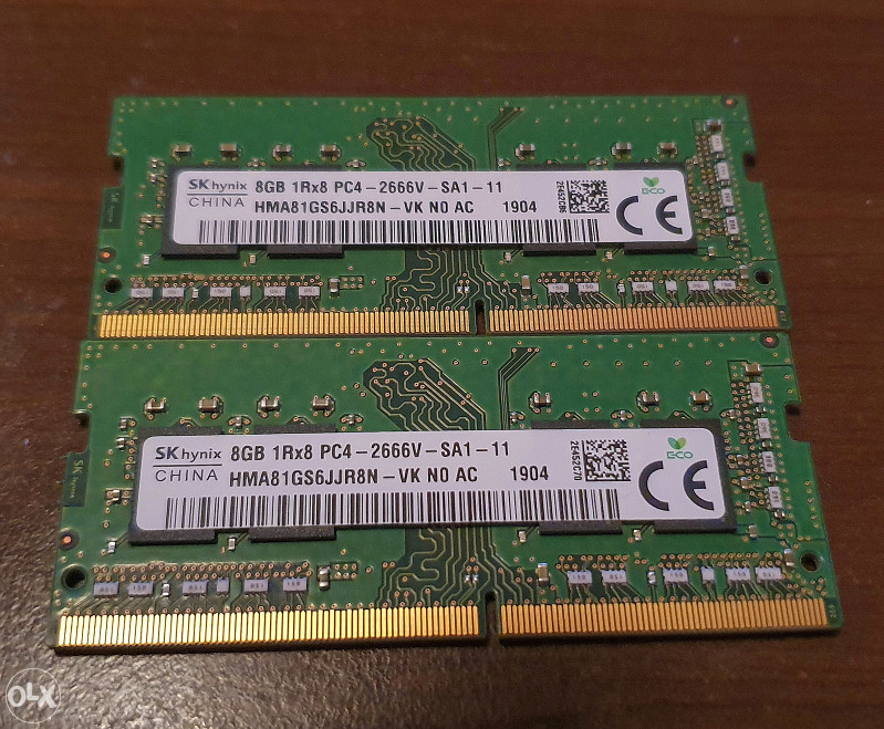 RAM 16 GB 8 8 Hynix PC4 2666V SA1 11 DDR 4 Memorije RAM OLX ba
