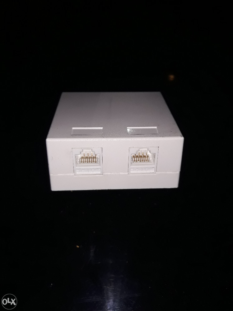 NOVO NOVO Lan RJ45 uticnice dupli 45 Kom. - Utikači i razdjelnici - OLX.ba