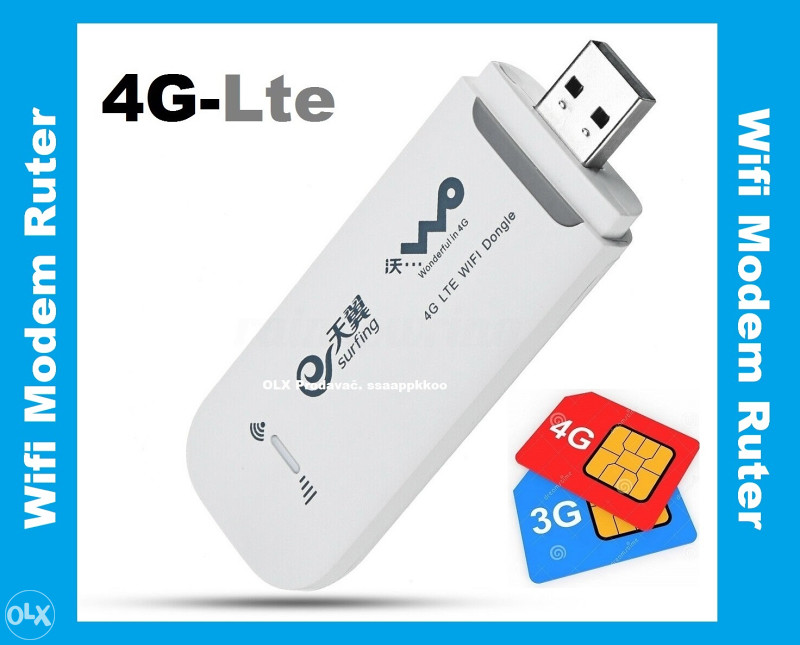 4g lte wifi usb modem ruter hotspot internet gsm sim - Router - OLX.ba