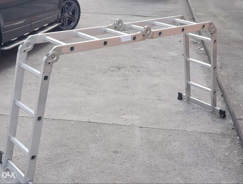 Ljestve Merdevine Aluminijumske sklopive 4m - Ljestve - OLX.ba