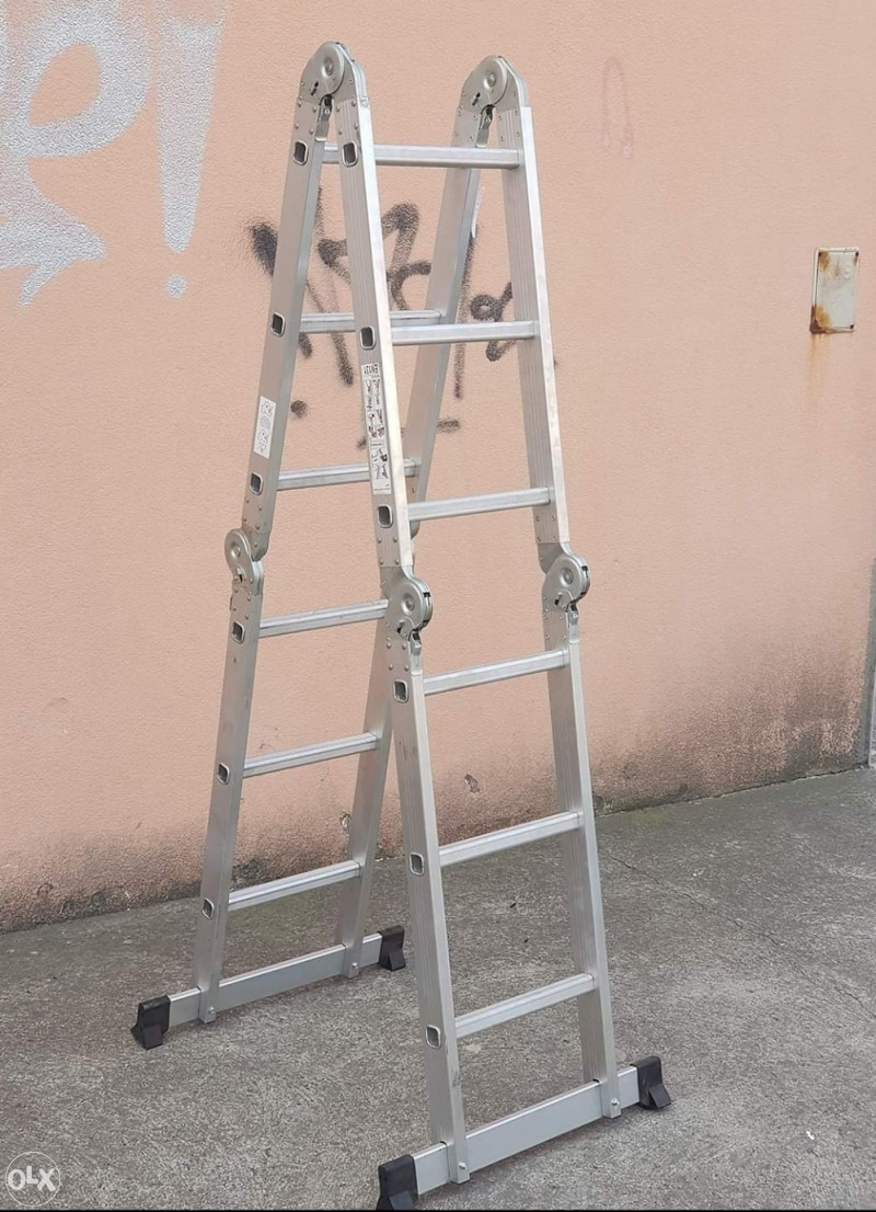 Ljestve Merdevine Aluminijumske sklopive 4m - Ljestve - OLX.ba