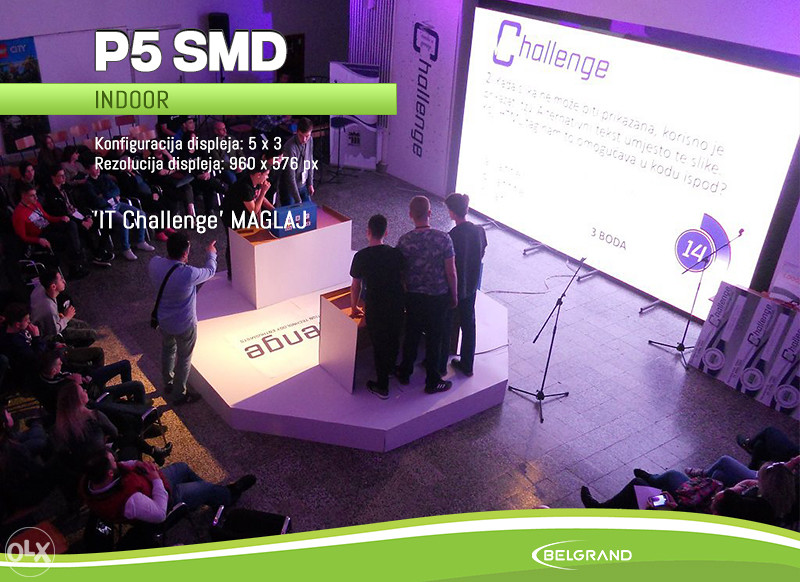 BELGRAND P5 SMD LED REKLAMA DISPLEJ BILBORD - Ostalo - OLX.ba