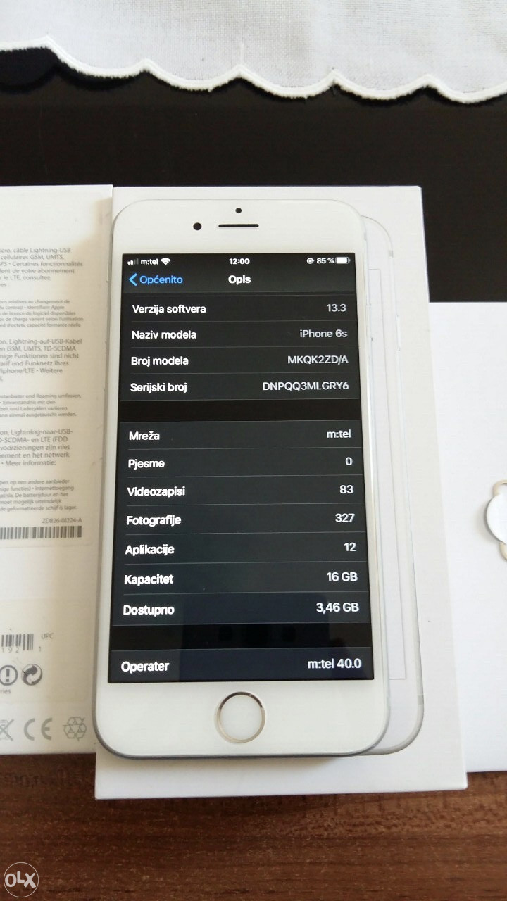 Iphone 6s full paket - Mobiteli - OLX.ba