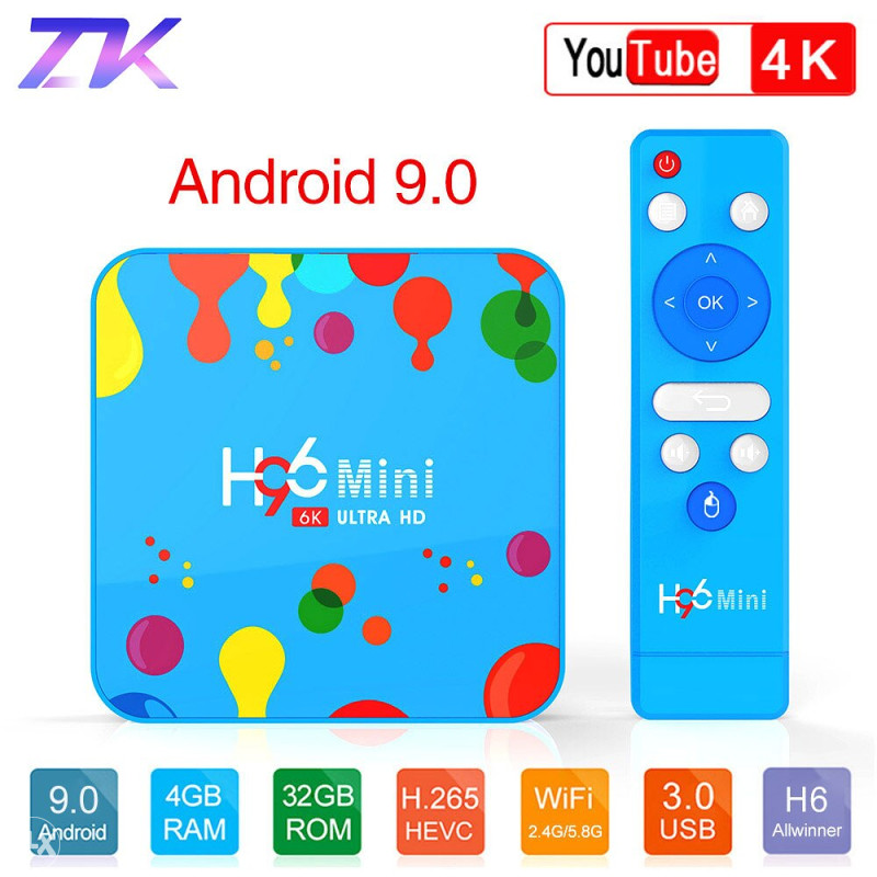 Android TV BOX 128GB ROM 4GB ram H96 Mini H6 - TV boxovi - OLX.ba