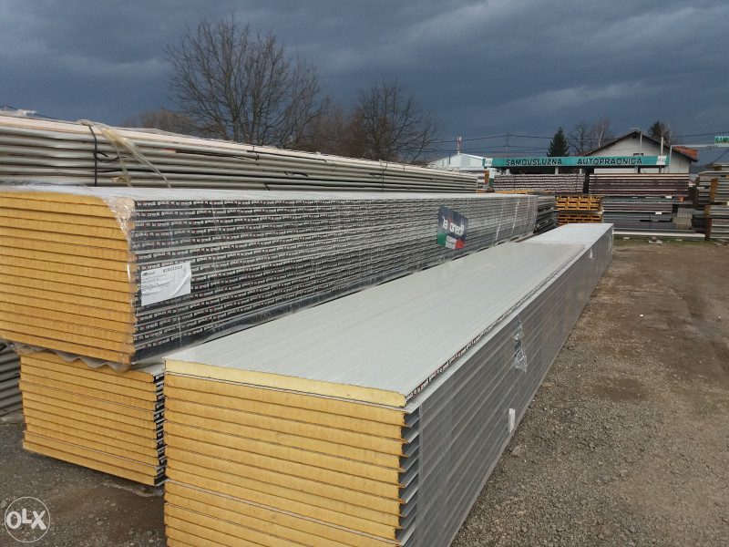 Krovni i zidni sendvic paneli - Limovi - OLX.ba