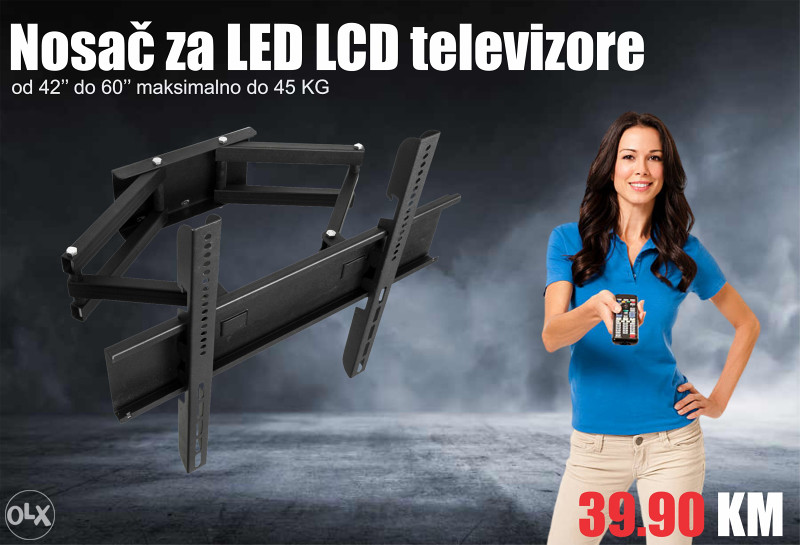 Nosač za led lcd tv do 60 inča - Nosači za TV - OLX.ba
