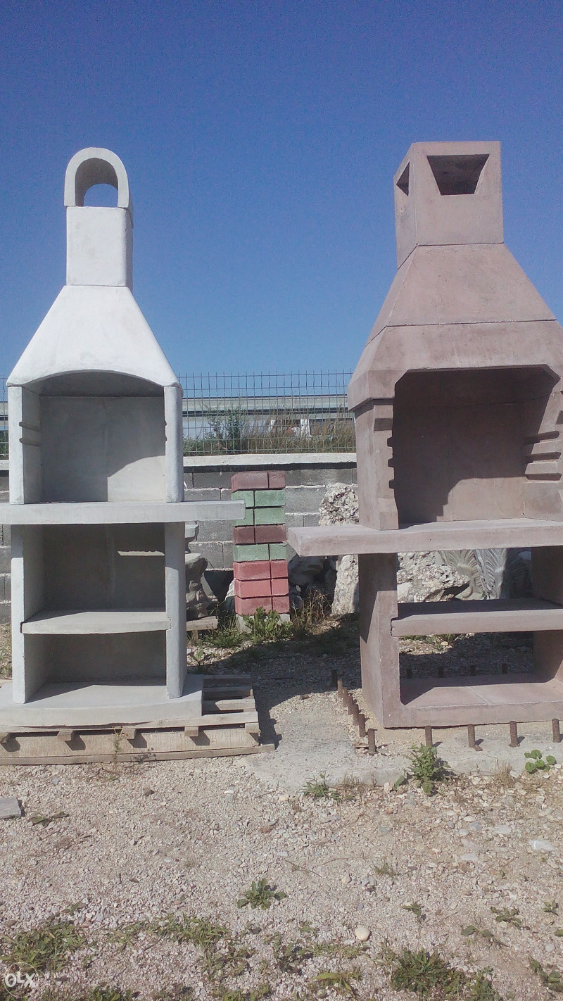 BETONSKI KAMIN,ROSTILJ - Roštilji i ražnjevi - OLX.ba