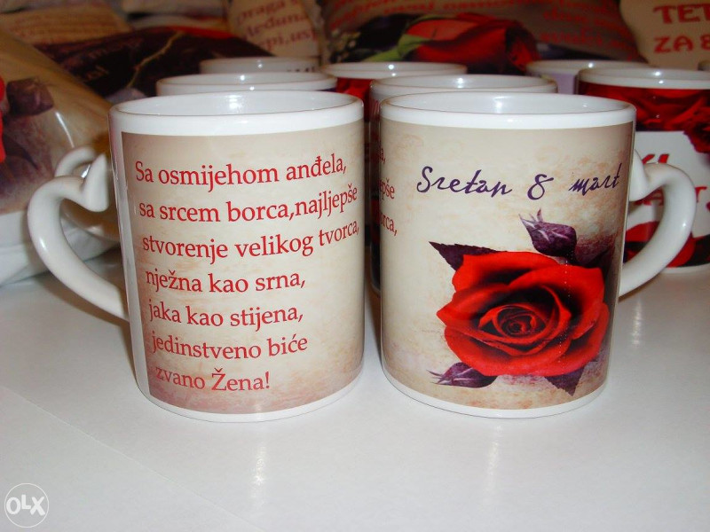 SOLJE SA SLIKOM - Razni pokloni - OLX.ba