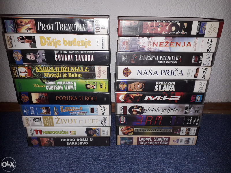 VHS kasete - Filmovi i serije - OLX.ba