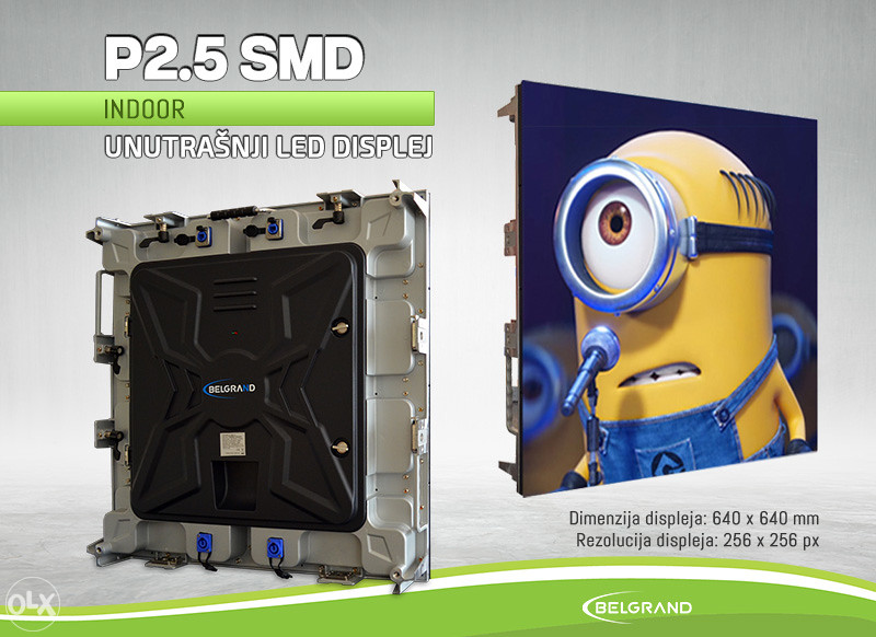 BELGRAND P2.5 SMD LED REKLAMA DISPLEJ - Reklame i dekoracije - OLX.ba