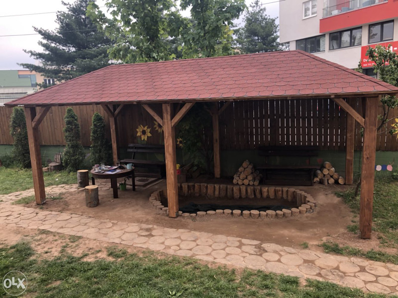 Sadrvan, sadrvani, nadstresnice, brvnare - Drveno-stolarski radovi - OLX.ba