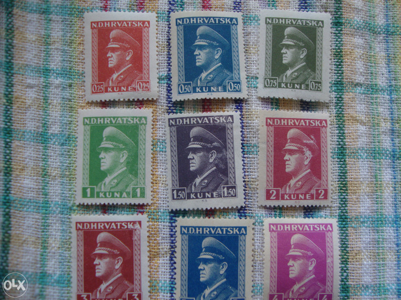 Lot stare markice NDH Ante Pavelić - Markice - OLX.ba