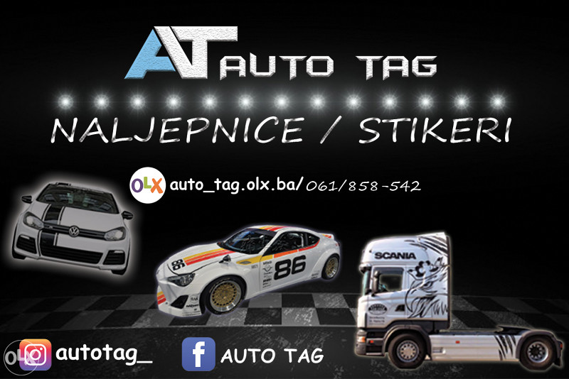 Stikeri auto naljepnice/naljepnica za auta-kamion-motor - Naljepnice i ...
